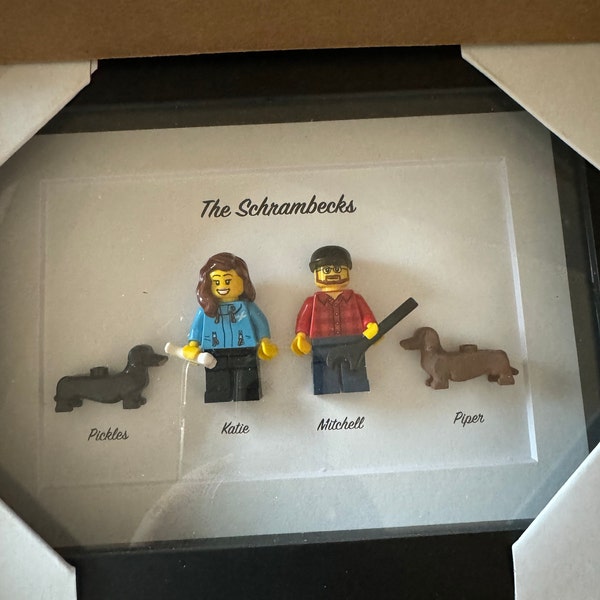 Personalized Mini Me Minifigure Frame. Max 5 Figures. Last Day for ...