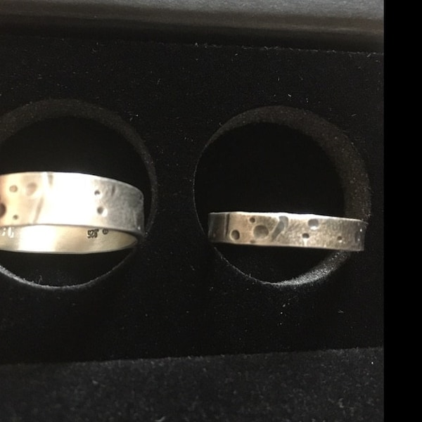 Amor Aeternus Ring Set, in Sterling Silver, 4mm and 6mm, Matching ...