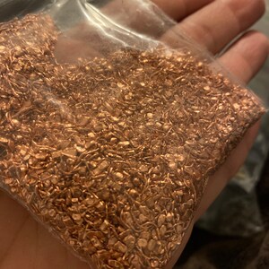 99.9% Pure Copper Shavings Copper Chop, Copper Flakes, Copper Shreds ...