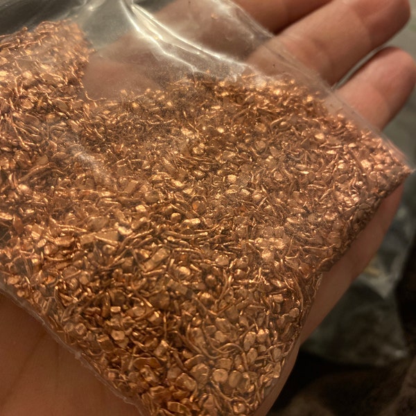 99.9% Pure Copper Shavings | Copper Chop, Copper Flakes, Copper Shreds ...