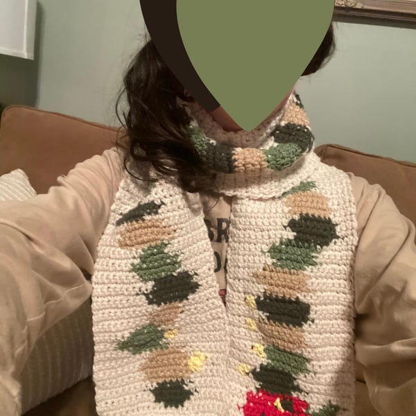 PDF Dirty Martini Scarf Crochet Pattern Cute Intermediate Project ...