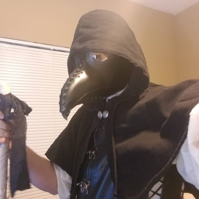 Plague Doctor Mask Leather Medieval Bird Mask Steampunk - Etsy