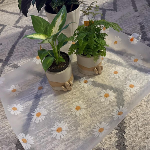 Large Plant Potting Mat | Repotting Mat | Indoor Gardening Tarp | Plant ...