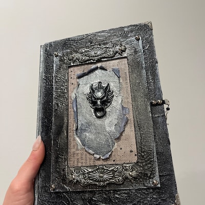 Gothic Diary Grimoire Custom Sketchbookbook of Shadows Spell Book ...