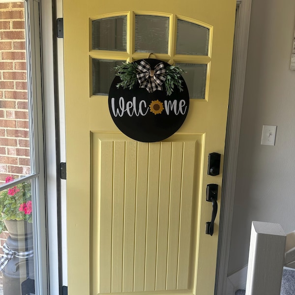 Welcome-ish Sign, Funny Welcome Door Hanger, Unwelcome Home Decor ...