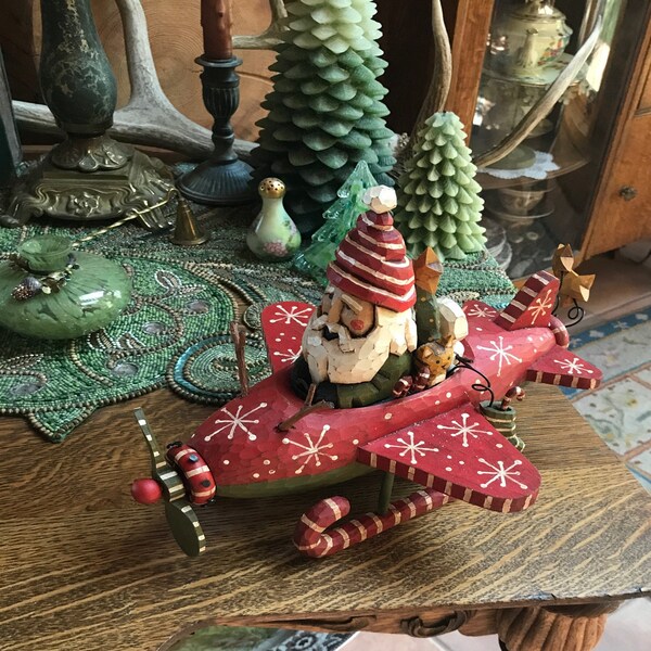 Airborne Santa - Etsy