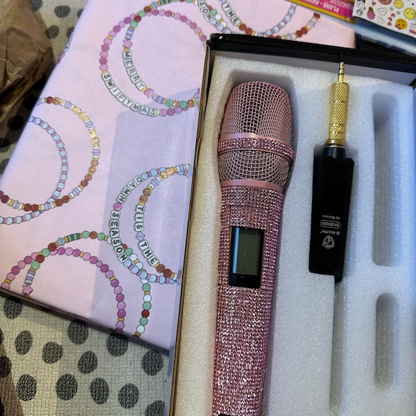 Eras Inspired Prop Fake Microphone - Concert Tour Costume Accessory ...