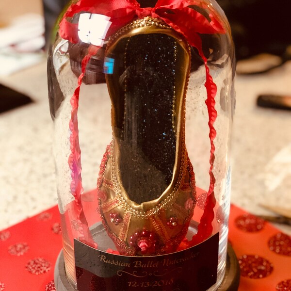 Decorated Pointe Shoe: Nutcracker,kingdom of Sweets, Gingerbread, Polichinelles, Candies ...