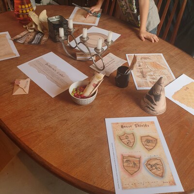 Wizard Escape Room Game. Wizard School Printable Puzzle Game. Family ...