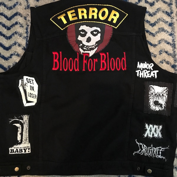 Custom Iron on Back Patches for Jackets * Personalize Your Jean Jacket ...