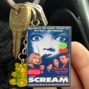 Scream Classic Horror Vhs Dvd Bluray Movie Keychain - Etsy
