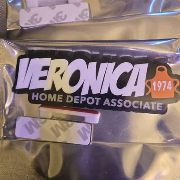 BULK 10 Magnetic Name Tags - Etsy