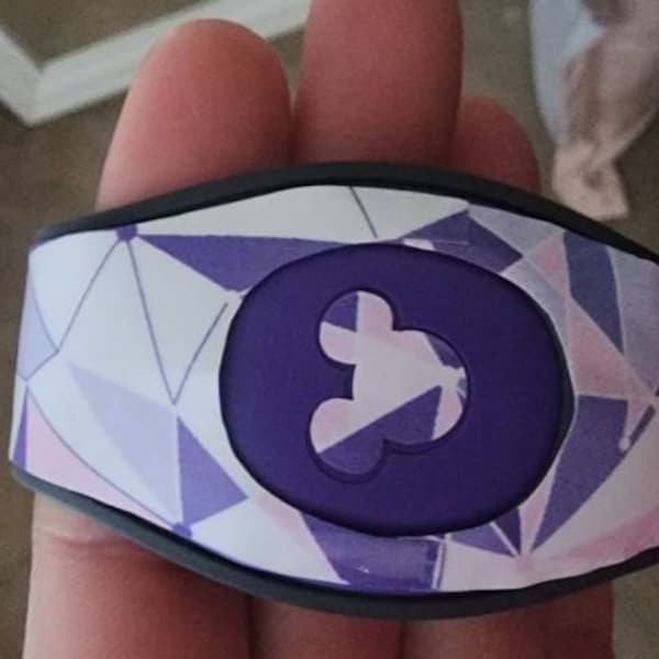 Tomorrowland Purple Wall Skin for Magicband 2.0 or Magicband+ | Disney ...