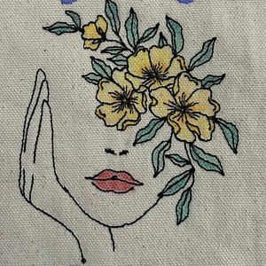 One Line Rose Machine Embroidery Design, 5 Sizes, Instant Download - Etsy