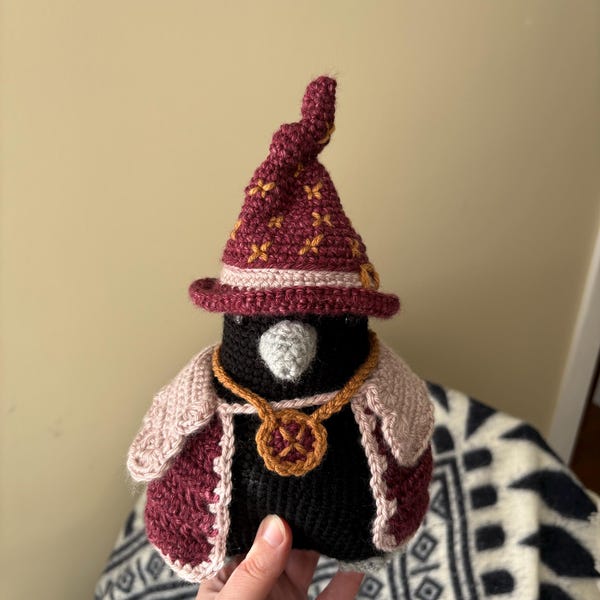 Wizard Crow, Witch Owl, Crochet PDF Pattern Bundle, Raven, Bird ...