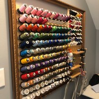 144 Spool Thread Rack-2 Inch Spacing Thread Storage, Thread ...