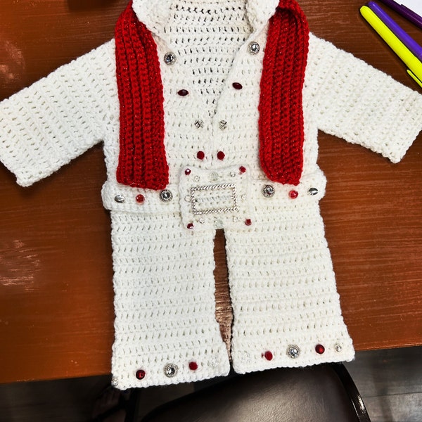 Crochet Pattern Elvis Jumpsuit for Sizes 0-24 Months DIGTIAL PATTERN ...