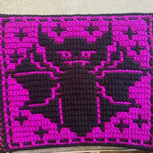 Butterflies, Crochet Pattern for Overlay Mosaic and Interlocking Filet ...