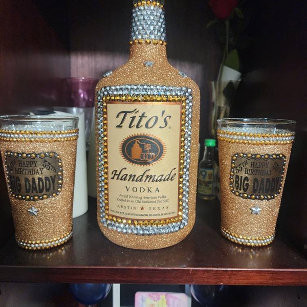 Jazzy and Bucky--blinged Out 750ml Buchanans Deluxe Scotch Whiskey ...