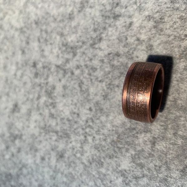 Celtic Knot Copper Coin Ring // Viking Ring Warrior Jewelry Celtic Ring ...