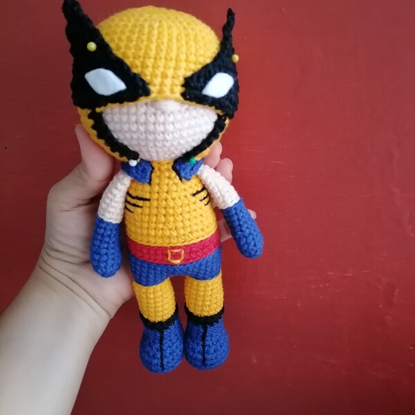 E-book Amigurumi Crochet Pattern Wolverine X-men Logan PDF (english) - Etsy