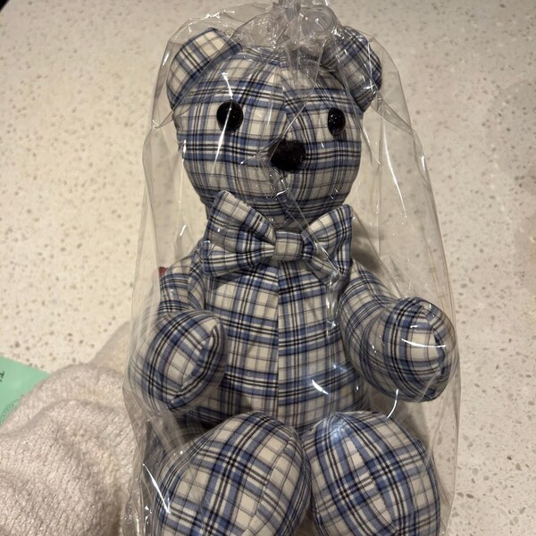 Handmade Necktie Memory Bear - Etsy