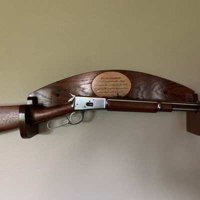 Corner Gun Rack 3-gun Oak Rifle / Shotgun Display - Etsy