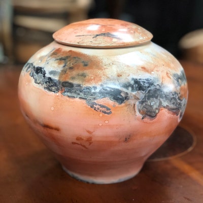 Art Ceramic Urn Urns for Human Ashes Raku Urn Urn for - Etsy