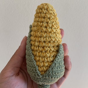 CORN Crochet Pattern Amigurumi Corn on the Cob Pattern. Crochet ...