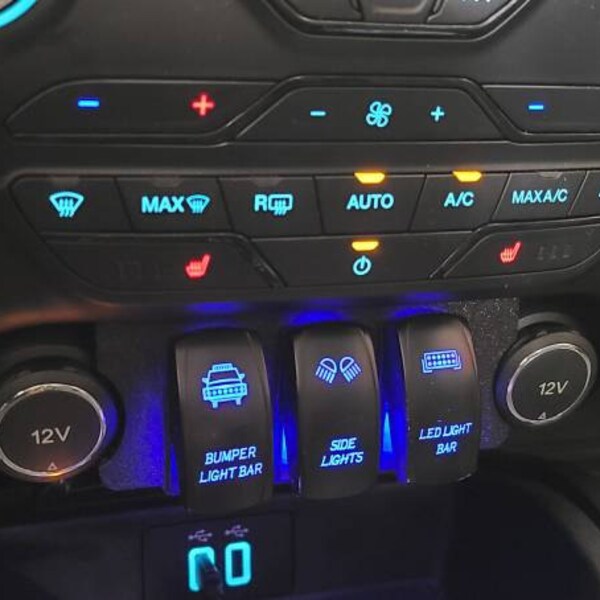 Ford Ranger Toggle/rocker Switch Panel With Toggles. Fits 2019-2023 ...