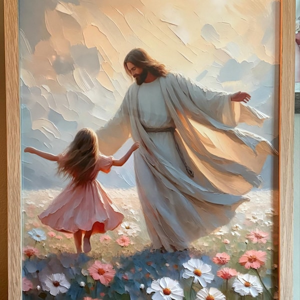 Come Follow Me, Jesus Portrait, Christian Artwork, Catholic Art Wall ...