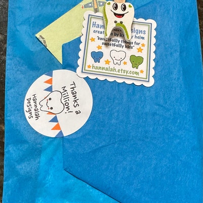 Set of 20 toothy Envelopes for Tooth Exchanges - Etsy