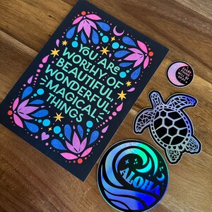 NEW Rainbow Making Suncatcher Sticker Prismatic Window Decal Moon ...