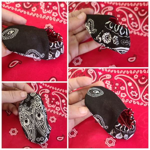 Reversible Baby Shoes Sewing Pattern- PDF Tutorial in English With ...