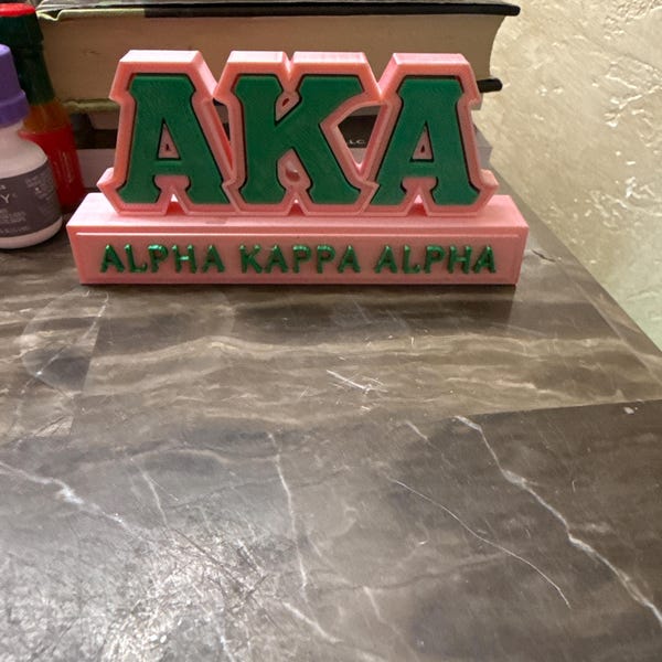 Alpha Kappa Alpha Inspired AKA Greek Letter Lightbox With LED. - Etsy