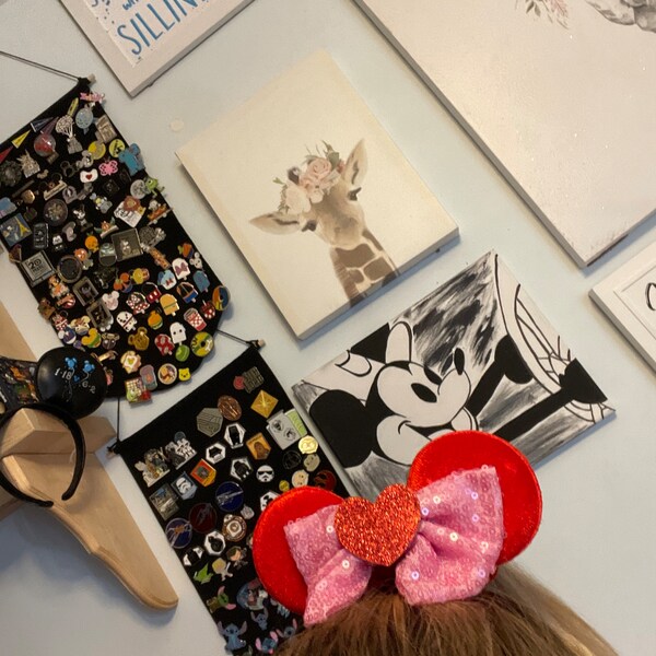Step 1 —EARS— Custom Mickey Mouse Ears Scrunchie, Minnie Mouse Scrunchy ...