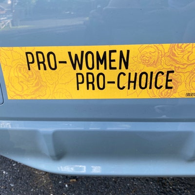 Pro-women Pro-choice Bumper Sticker 11 X 3 EF-STK-B-20015 - Etsy