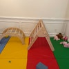 Set of Three Items Climbing Ramp Arch Foldable Triangle Playroom ...