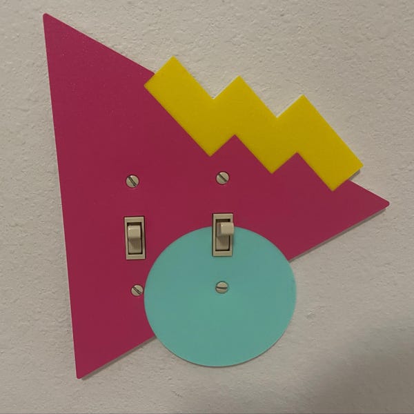 Star Light Switch Cover / Outer Space Cover / Atomic Age / Atomic Retro ...