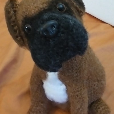 Boxer Crochet Pattern Crochet Boxer Dog Pattern Amigurumi - Etsy