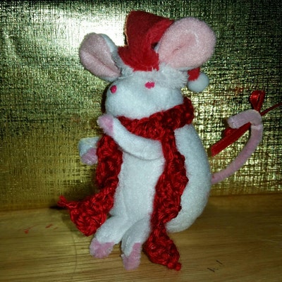 Mouse Sewing Pattern PDF 4 Inches Tall wool Felt Toy, Party Favour ...