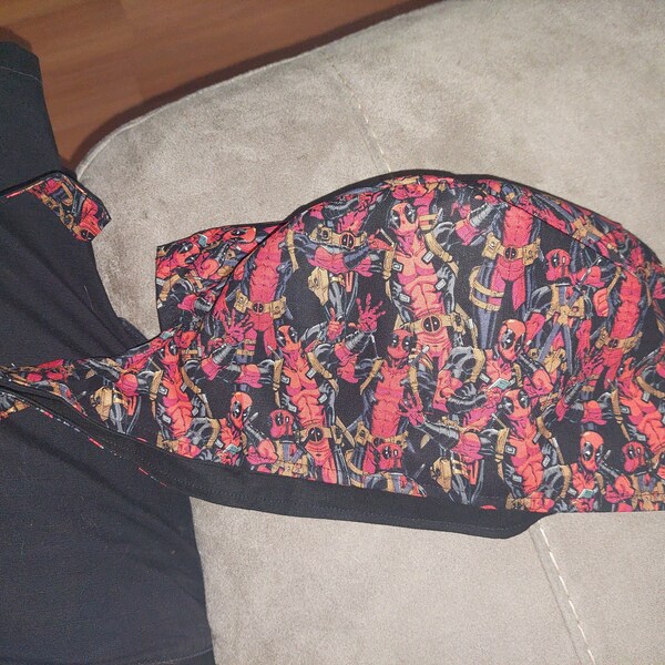 Men/women Surgical Scrub Cap Lined Super Mario Bros Mario and Luigi 100 ...