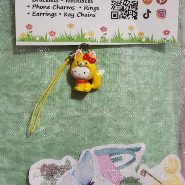 Colorful Animal Kawaii Phone Charms Cute Character Keychains Gotochi ...