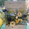 Personalized Flower Box Sign for Events, Baby Shower Welcome Sign ...