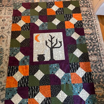 Lilac Spring Flower Quilt Block PDF Pattern Includes Instructions for 6 ...