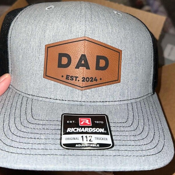 Personalized Dad Patch Hat, Dad Birthday Gift, New Dad Gift, Gift for ...
