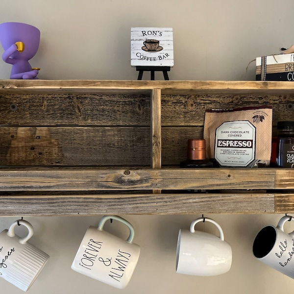 Coffee Mini Wood Book Stack With Scoop/ Coffee Bar/ Tier Tray Decor ...