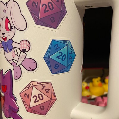 Flumph D&D Acrylic Keychain, 3 Inch Key Chain, Dnd Keychain ...