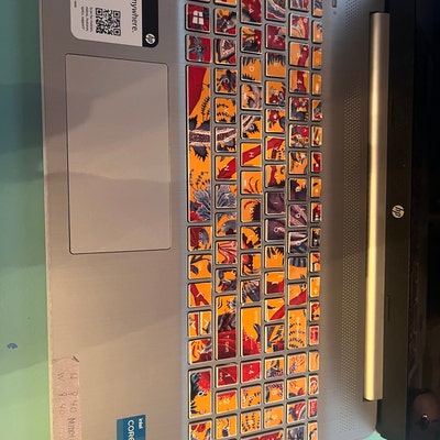 Keyboard Printable Stickers, Window Laptop Decal Clipart, Pack of 4 ...