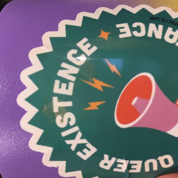 Queer Existence is Resistance Retro Pride Sticker - Etsy